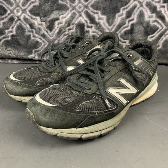New Balance | Shoes | New Balancemens 99v5 Running Shoes Black M990bk5 Lace Up Low Top Mesh 05 D ...